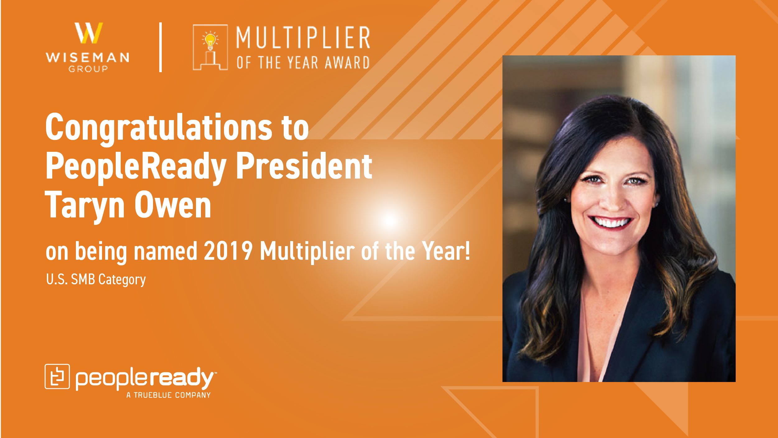 PeopleReady President Wins Multiplier of the Year Award | PeopleReady